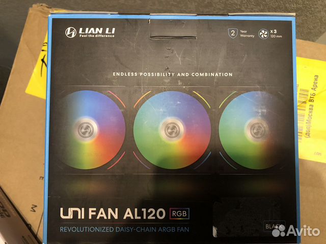 Lian li Uni Fan Al120 rgb black купить в Москве | Электроника | Авито
