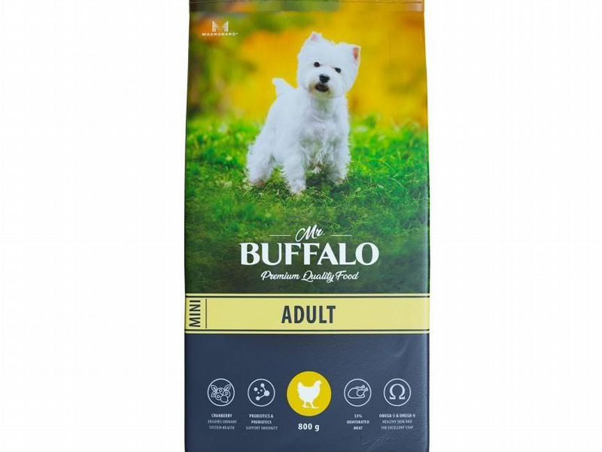 Mr.Buffalo сухой корм для взрослых собак миниатюрн