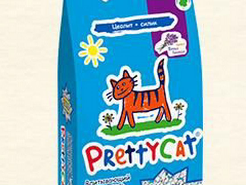 Prettycat Naturel лаванда наполнитель 8 л
