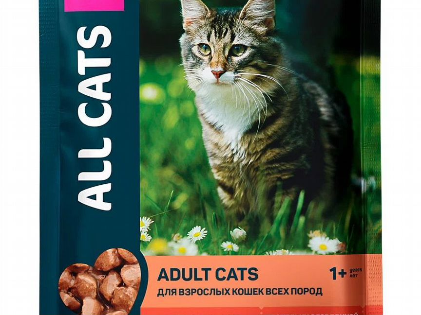 ALL cats для кошек с говядиной 1 шт. по 85 г