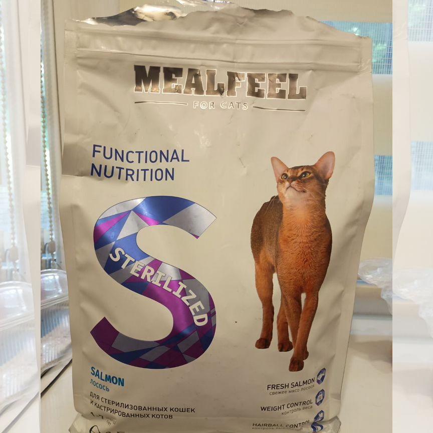 Корм для кошек mealfeel 1.5