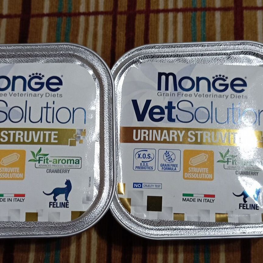 Корм для кошек monge urinary struvite