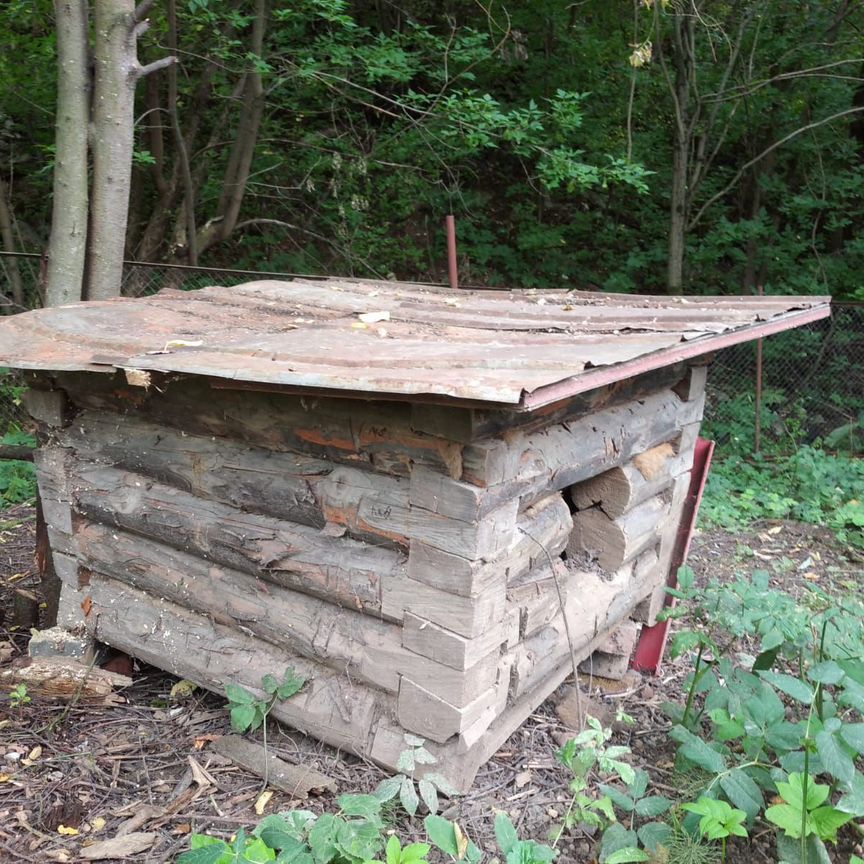 Конура для собаки рубленная