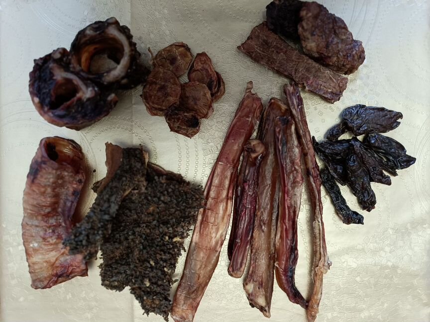 Сушеные лакомства для собак