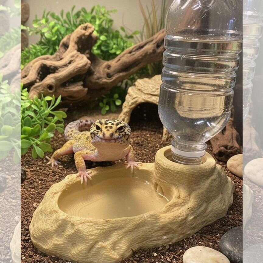 Поилка для рептилий / Декорация в террариум