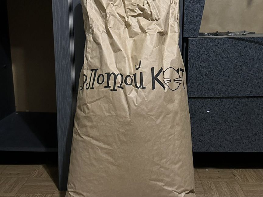 Кукурузный наполнитель золотой кот