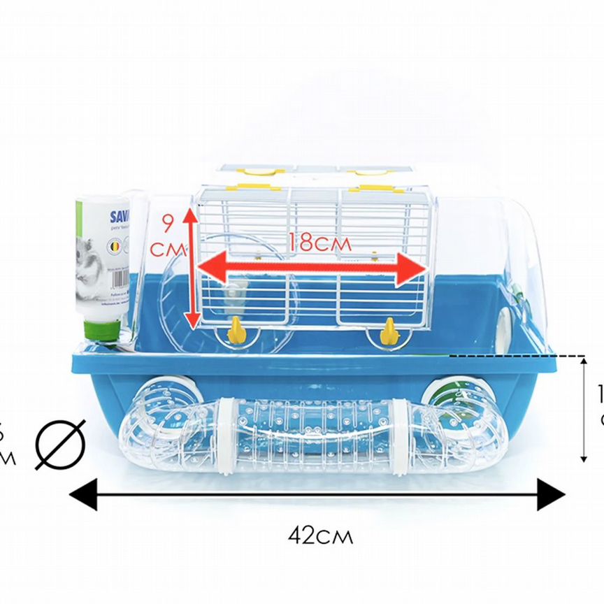 Клетка для хомяка с трубами и Бонусами