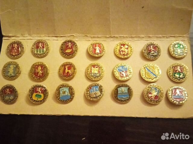 Набор значков "Золотое кольцо" купить в Москве по низкой цене с ...