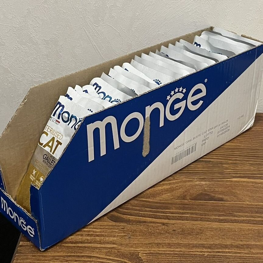 Корм для кошек monge пауч для стерилизованных