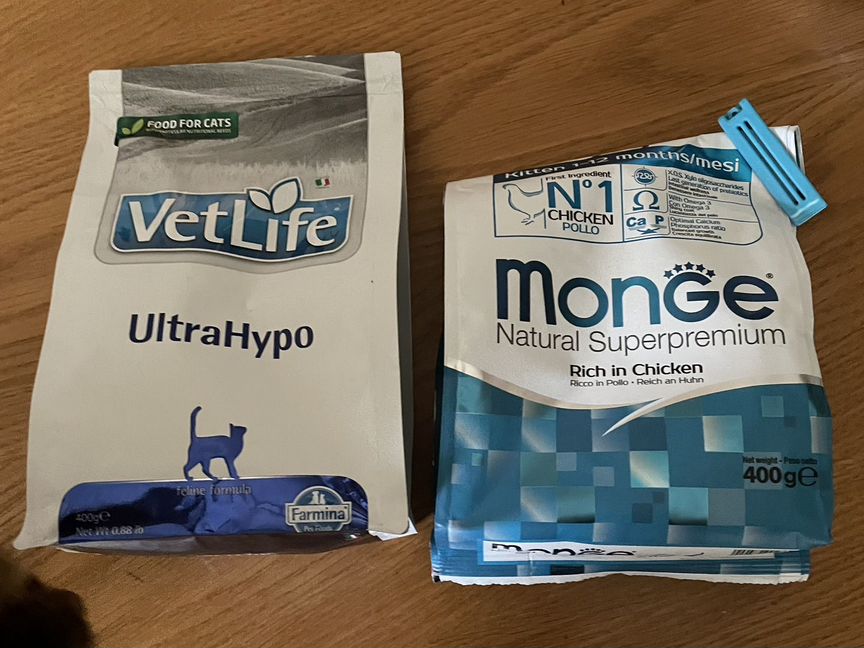 Сухой корм для кошек monge и vetlife