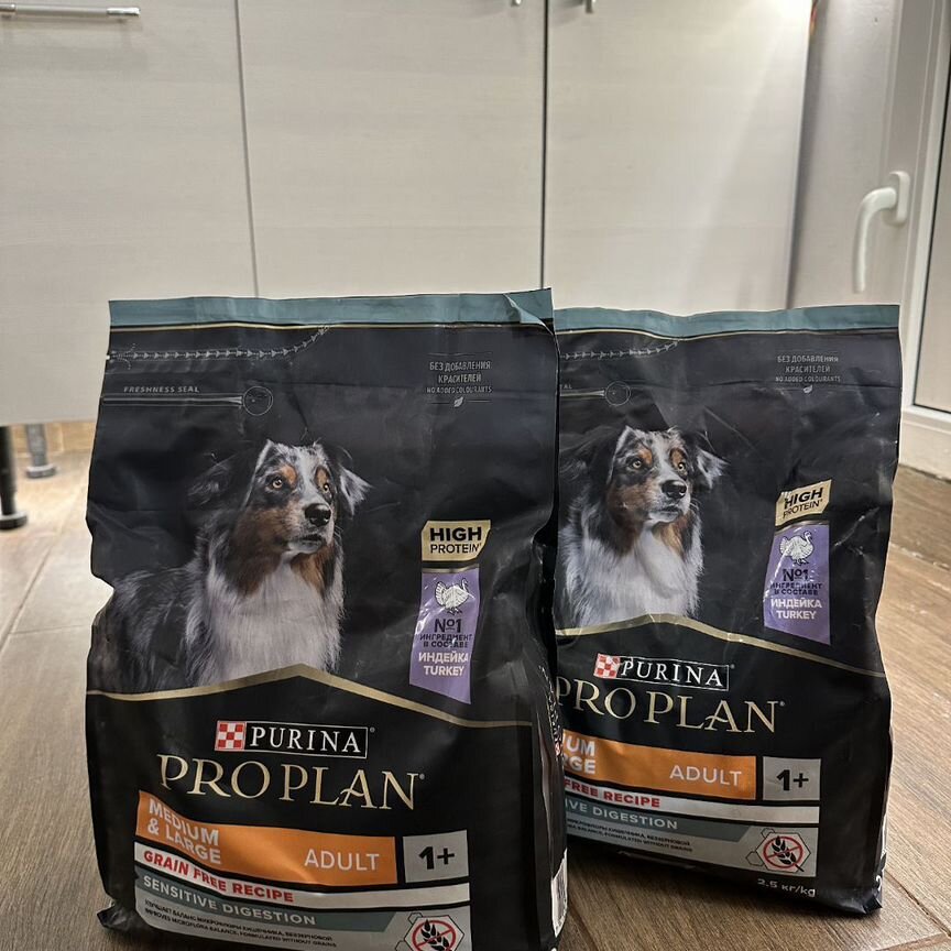 Корм Pro Plan Grain Free для собак