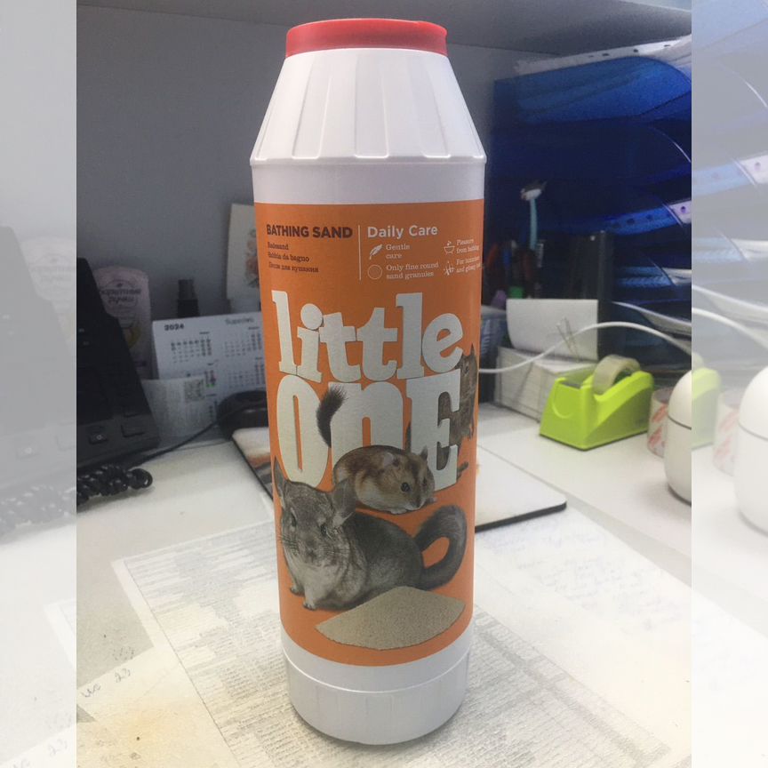 Песок для купания шиншиллы