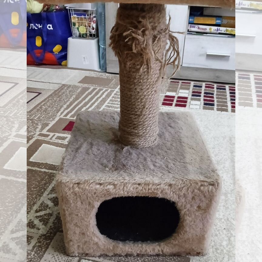 Когтеточка домик для кошки