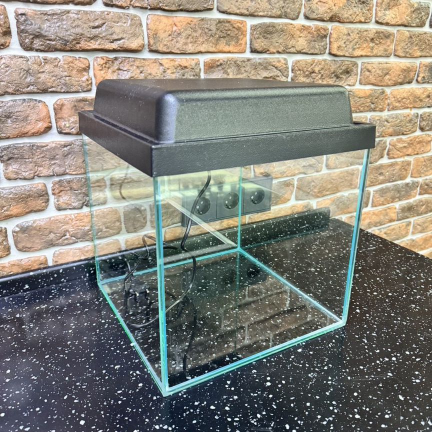 Аквариум 30х30х30 с крышкой