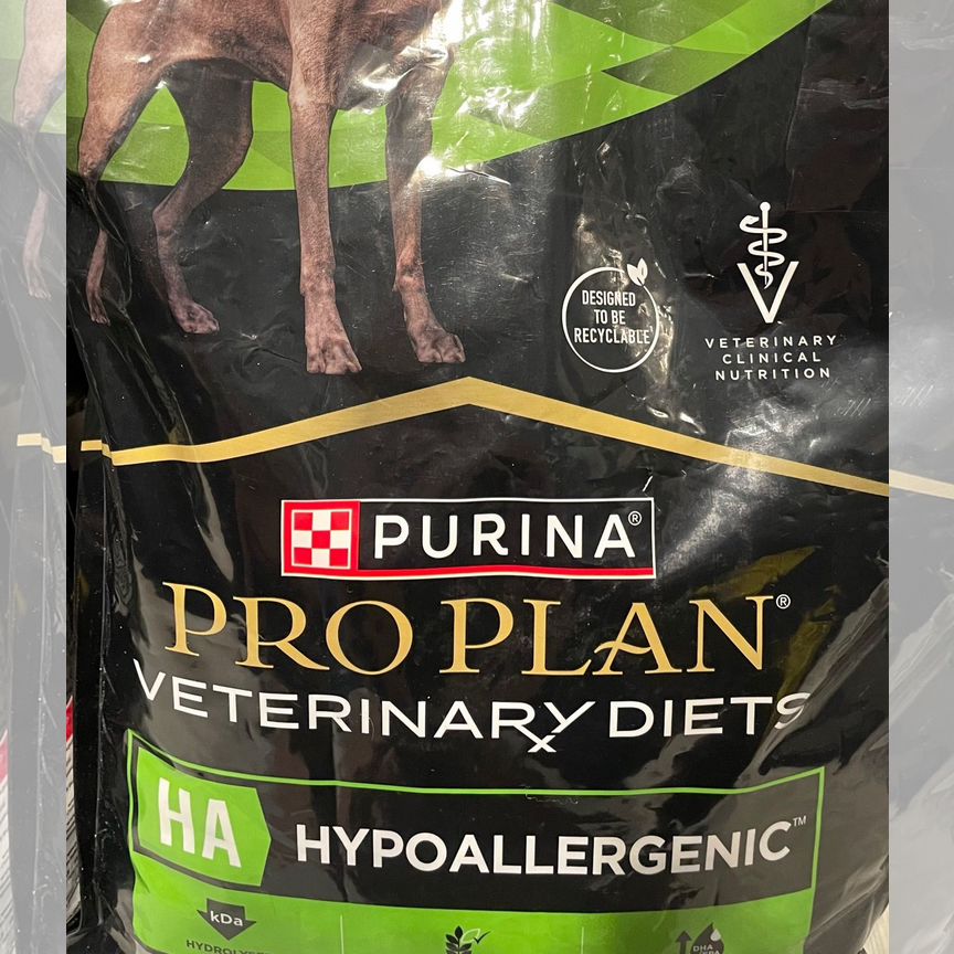 Корм для собак purina pro plan hypoallergenic