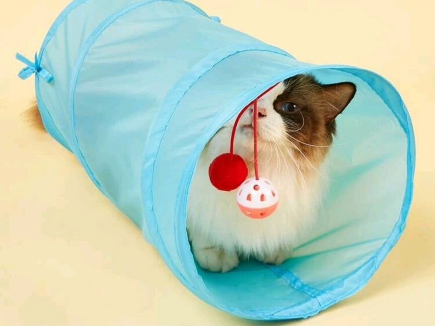 Туннель для кошек, игрушка для кота