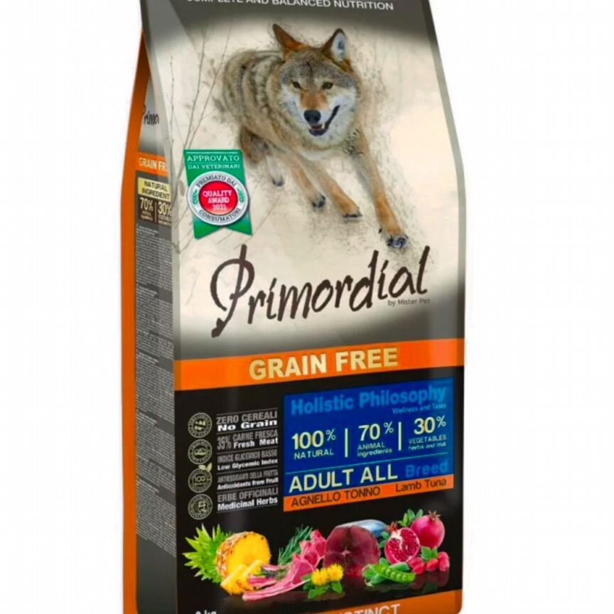 Primordial для собак 12 кг