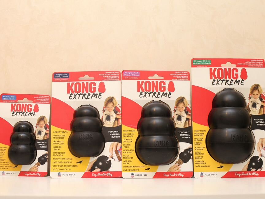 Игрушки Kong Extreme M для собак + Ball M/L, S
