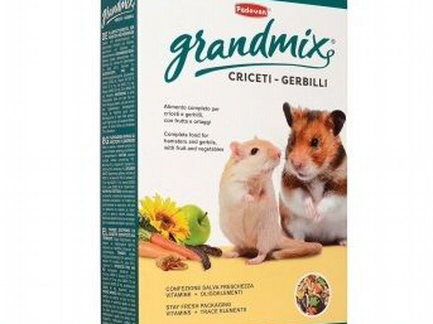 Padovan Criceti-Gerbilli GrandMix корм для хомяков