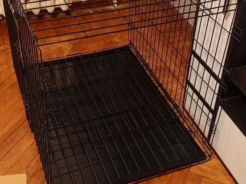 Клетка для собаки, 100х70х76см, 2 двери