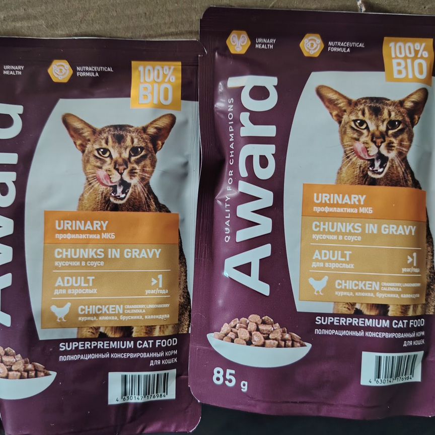 Влажный корм для кошек Award