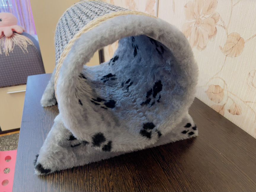 Тунель и когтеточка для кошки