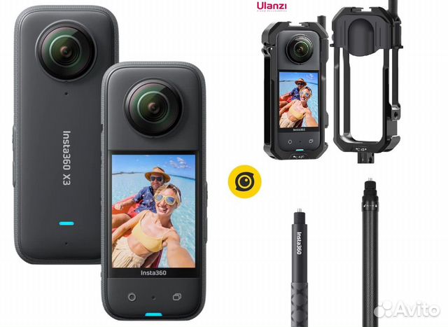 Экшн камера Insta360 X3; чехол; селфи-палки купить в Уфе | Электроника ...