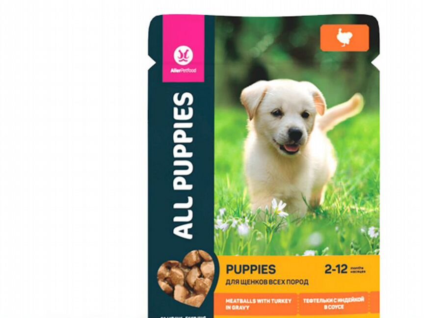 All Dogs корм консервированный для щенков тефтельк