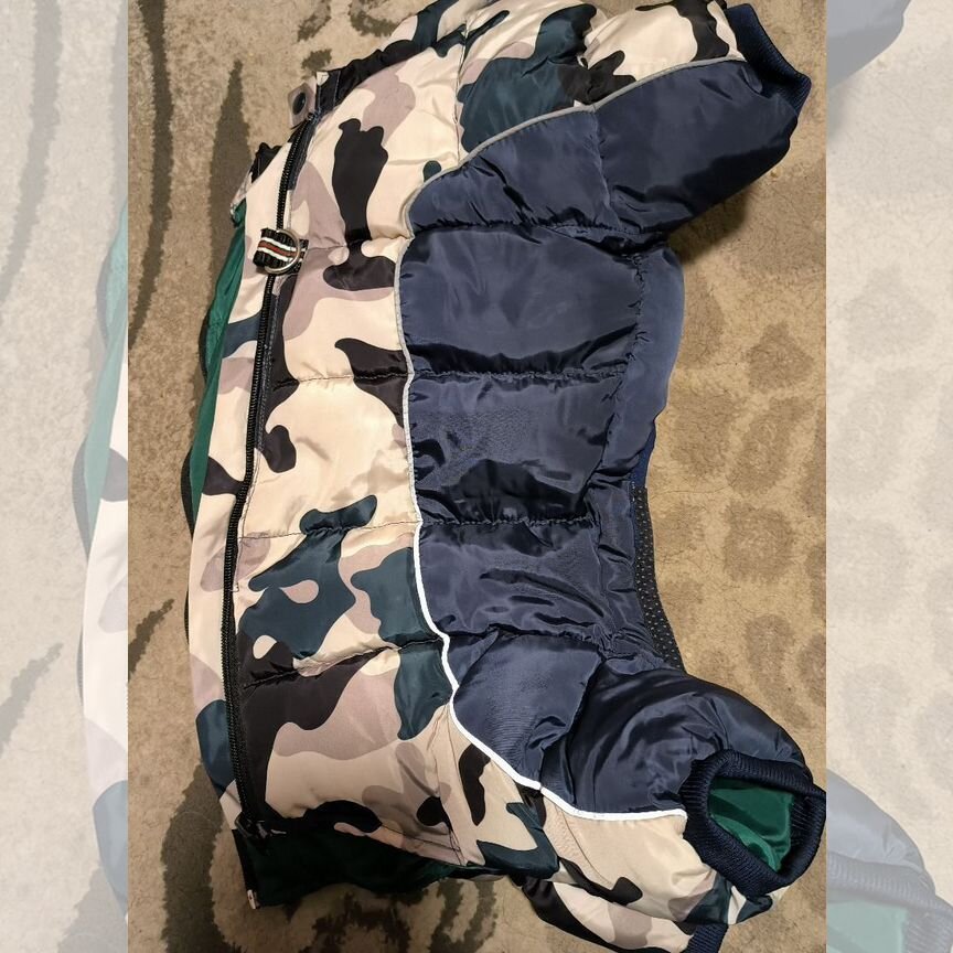 Зимний комбинезон для средней собаки