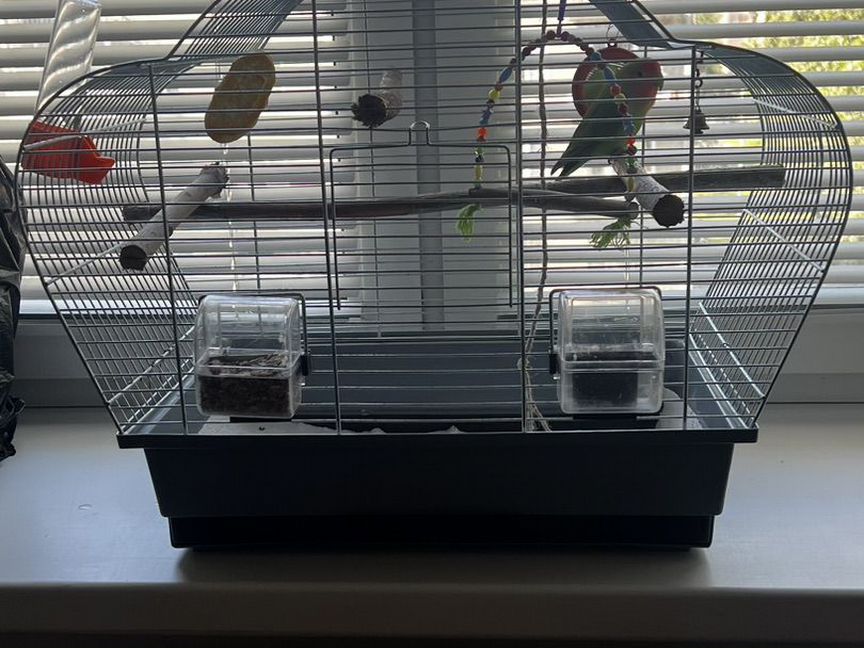 Клетка для волнистого попугая (средняя)