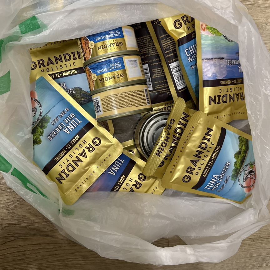 Корм влажный для кошек Grandin