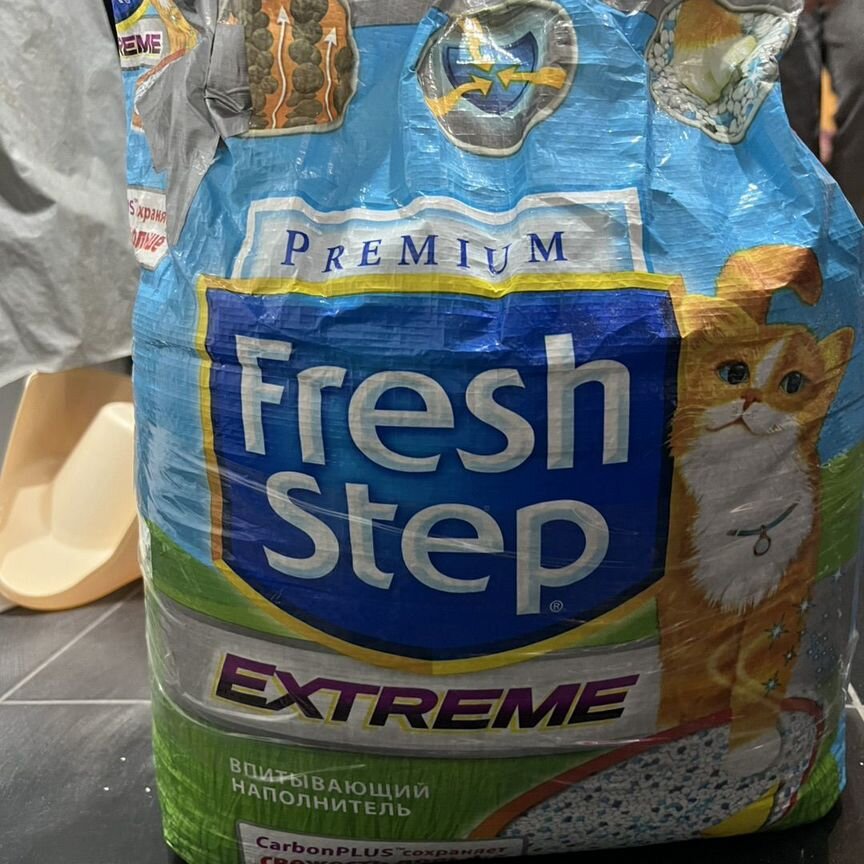 Кошачий наполнитель fresh step 30л