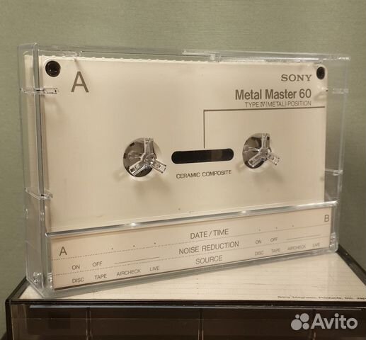 Аудиокассета Sony Metal Master 60 купить в Москве | Хобби и отдых | Авито