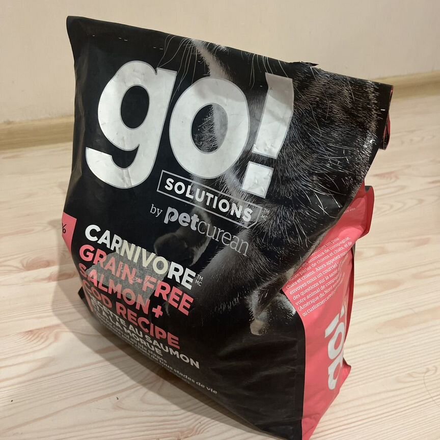 Корм для кошек go лосось+ треска