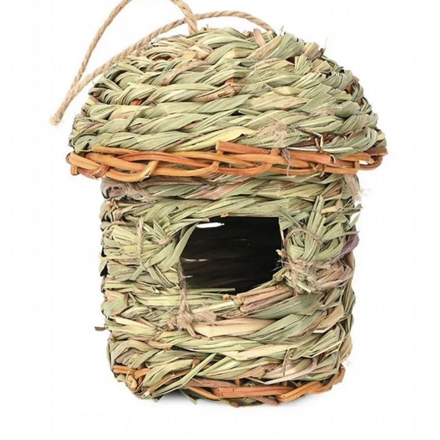 Скворечник из травы для птиц, 15*18*24 см
