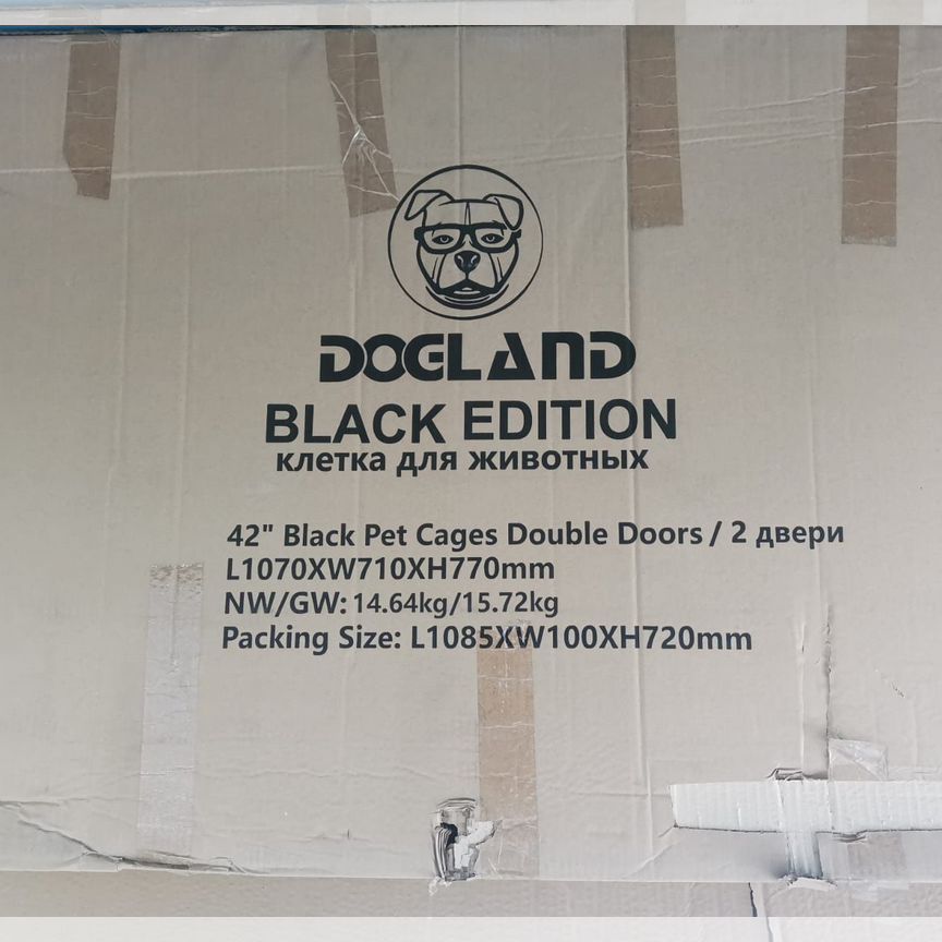 Вольер dogland black edition