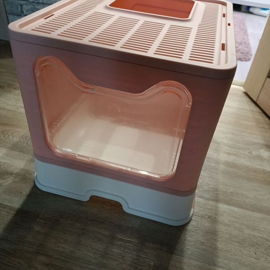 Кошачий лоток закрытый