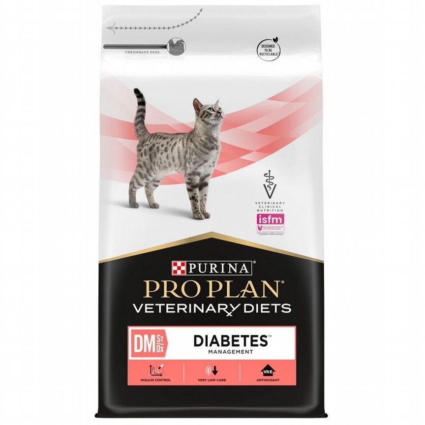 Pro Plan Veterinary Diets DM St/Ox Diabetes 5кг