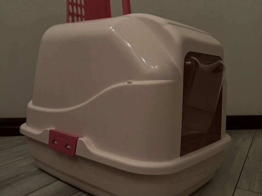 Кошачий туалет домик