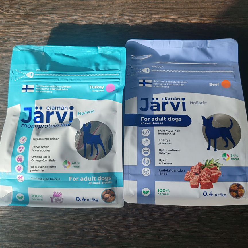 Корм для собак jarvi