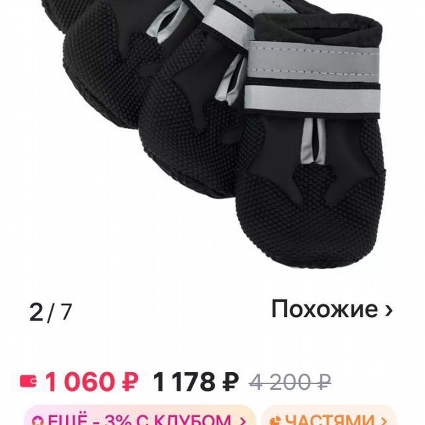 Обувь для собак