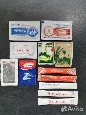 Сахар коллекционный, сахарные пакетики порционные купить в Москве ...