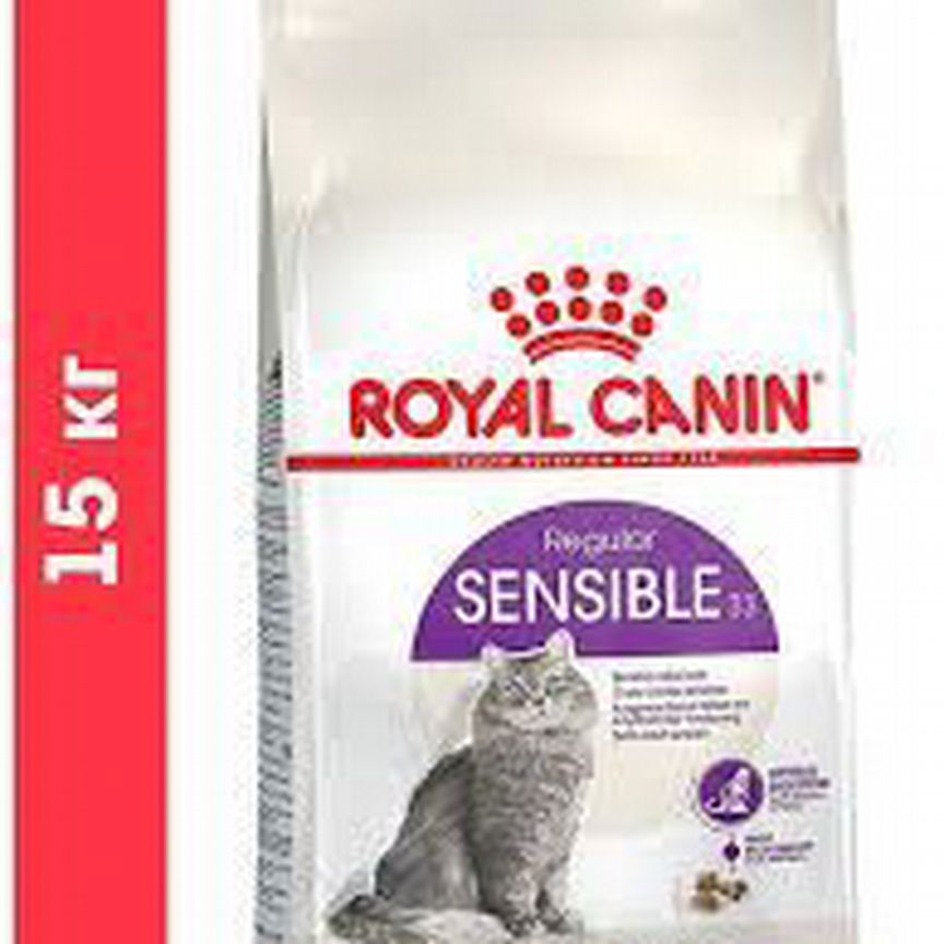 Корм для кошек Royal Canin Sensible 33, 15 кг