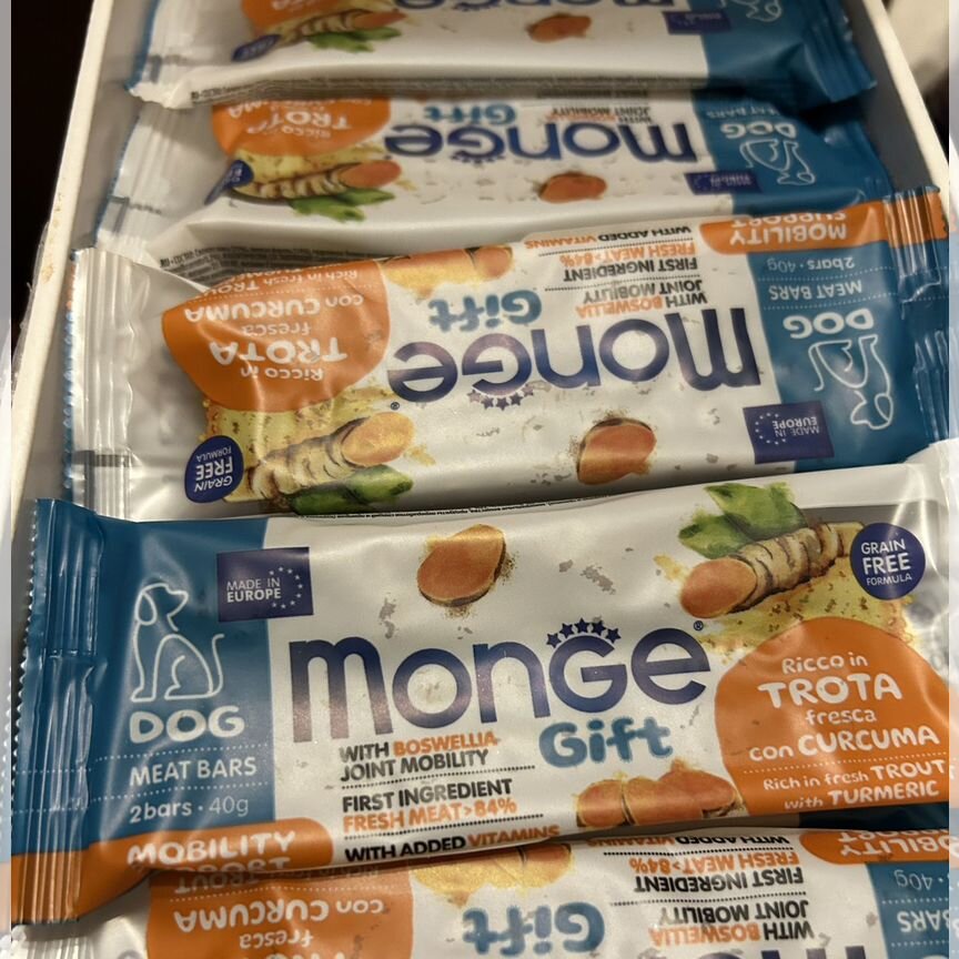 Monge Gift Mobility для собак "Мясные батончики"