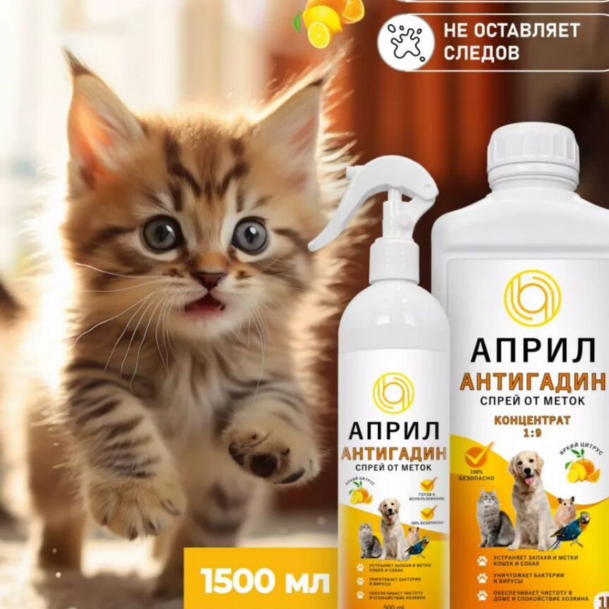 Антигадин от меток спрей и концентрат