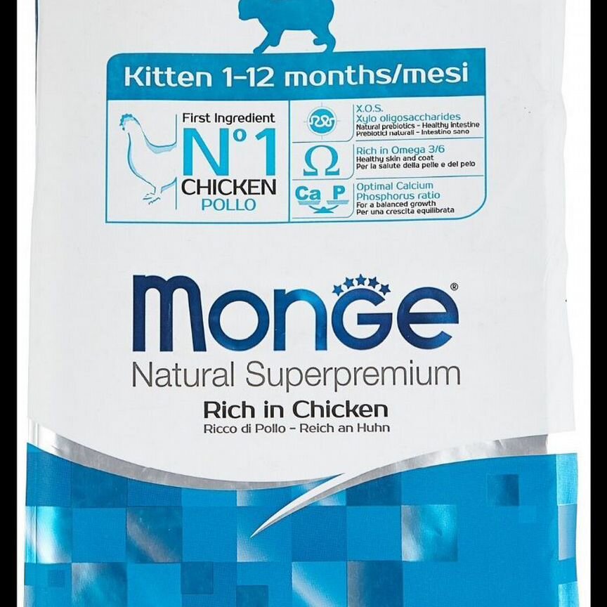 Корм для котят Monge с курицей 1500 г