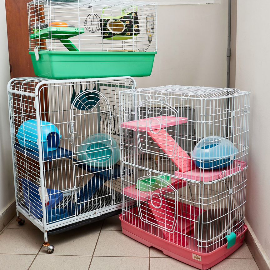 Клетка для шиншилл хорьков кроликов грызунов