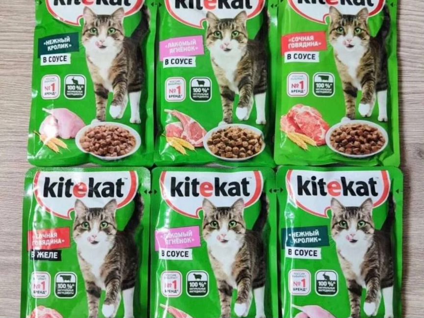 Влажный корм для кошек Kitekat