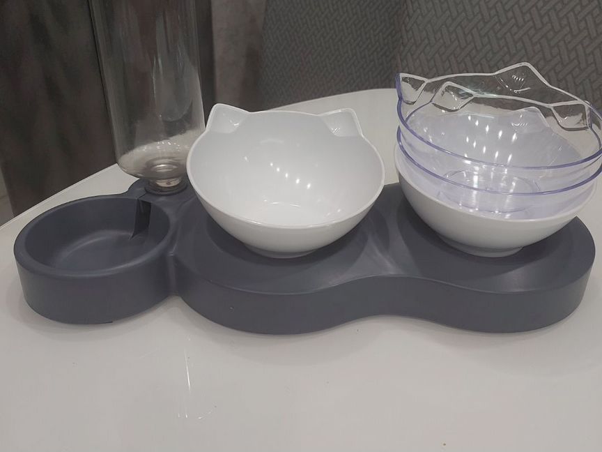 Миски для кошек на подставке