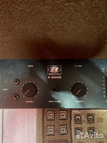 Усилитель мощности dynacord a2002 купить в Москве | Электроника | Авито